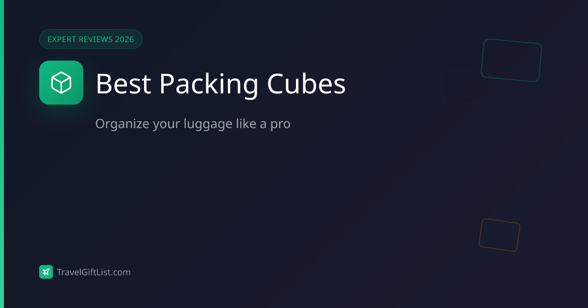 12 Best Packing Cubes for Travel 2026 — Tested 6 Months, From $20 ...